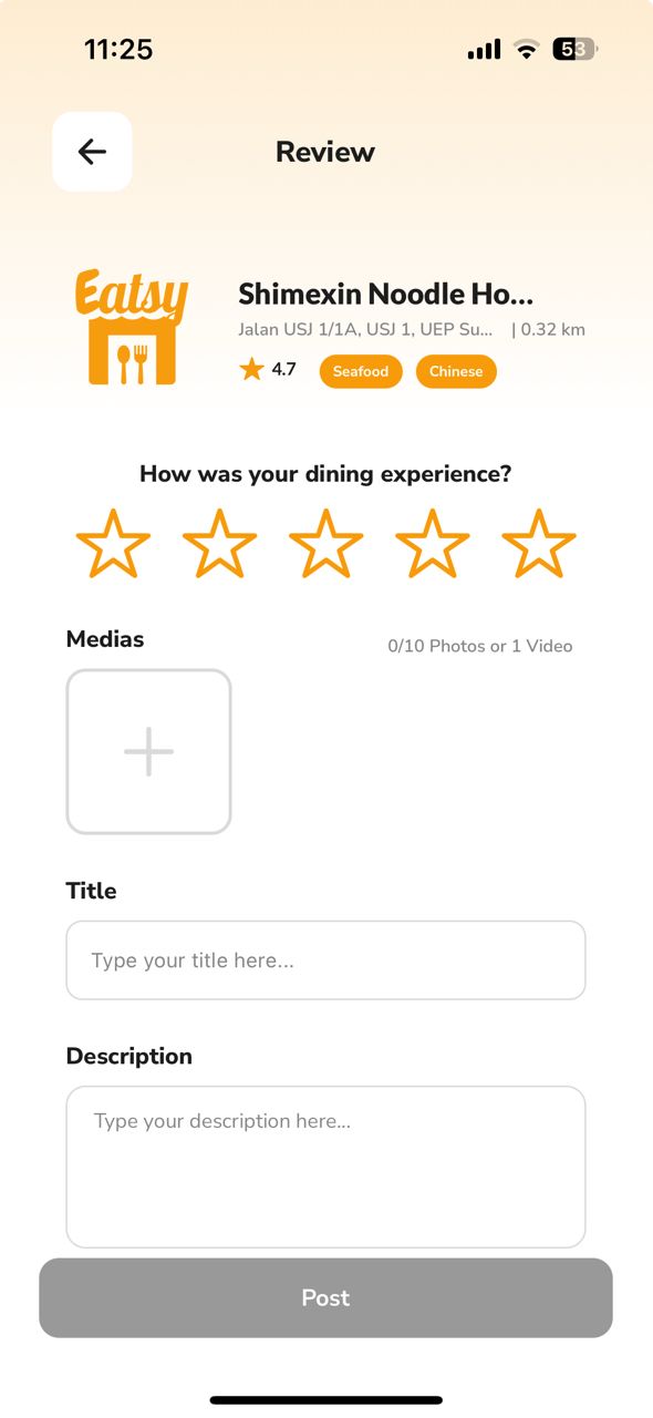 Eatsy – Connect with foodies worldwide!